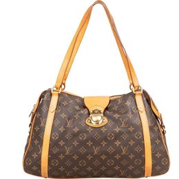 Louis Vuitton Crossbody Bags - Louis Vuitton Canvas Monogram Stresa PM Shoulder B - Gr. unisize - in Braun - f&uuml;r Damen