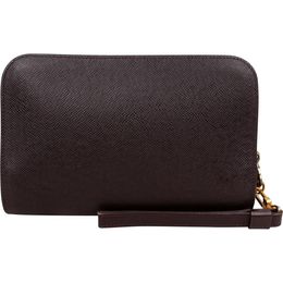 Louis Vuitton Crossbody Bags - Louis Vuitton Taiga Leather Baikal Clutch - Gr. unisize - in Braun - f&uuml;r Damen