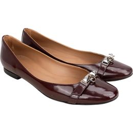 Herm&egrave;s Herm&egrave;s Ballerinas - Hermes Classic Patent Leather Ballerinas (36,5) - Gr. ONE_SIZE - in Bunt - f&uuml;r Damen
