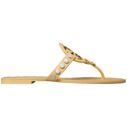 Tory Burch Sandalen - Sandals Beige - Gr. US_7_5 - in Beige - f&uuml;r Damen