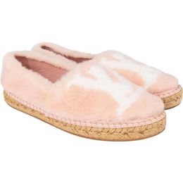 Louis Vuitton Espadrilles - Louis Vuitton Pink Shearling Espadrilles (37) - Gr. ONE_SIZE - in Bunt - f&uuml;r Damen