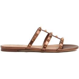 Valentino Garavani Sandalen - Sandals Brown - Gr. 38,5 (EU) - in Braun - f&uuml;r Damen