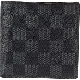 Louis Vuitton Portemonnaie - Louis Vuitton Damier Graphit Monogram Marco Wallet - Gr. unisize - in Schwarz - f&uuml;r Damen
