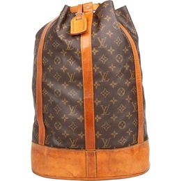 Louis Vuitton Crossbody Bags - Louis Vuitton Canvas Monogram Randonnee Backpack - Gr. unisize - in Braun - f&uuml;r Damen