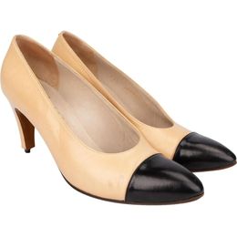 Chanel Hohe Schuhe - Chanel Bicolor Leather Heels (35,5) - Gr. ONE_SIZE - in Bunt - f&uuml;r Damen