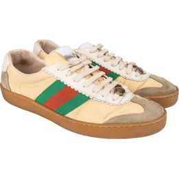 Gucci Low-Top Sneaker - Gucci Stripes Bee Sneaker (43) - Gr. ONE_SIZE - in Beige - f&uuml;r Damen