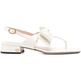 Valentino Garavani Sandalen - Sandals Ivory - Gr. 41 (EU) - in Wei&szlig; - f&uuml;r Damen