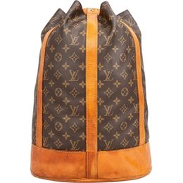 Louis Vuitton Crossbody Bags - Louis Vuitton Canvas Monogram Randonnee Backpack - Gr. unisize - in Braun - f&uuml;r Damen