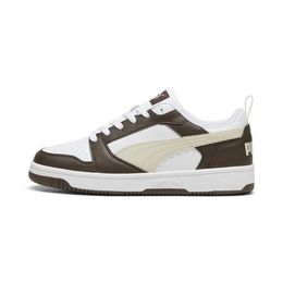 Puma Sneaker 'Rebound V6' Herren Gr&ouml;&szlig;e 35.5 beige / schoko / wei&szlig;