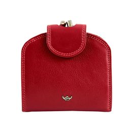 Golden Head Polo Geldb&ouml;rse RFID Leder 10 cm in rot | Gr.: onesize