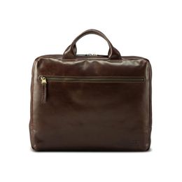 Jost Skagen Aktentasche Leder 38 cm Laptopfach in redbrown | Gr.: onesize