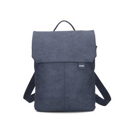 Zwei Mademoiselle.M Daypack 35 cm Laptopfach in nubuk blue | Gr.: onesize