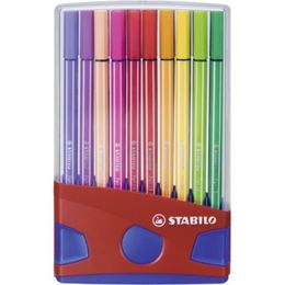 Papeterie/PBS - Premium-Filzstift - Stabilo Pen 68 ColorParade - 20er Tischset | Gr.: onesize