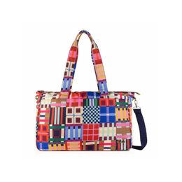 Oilily Tartan Tape Wynda Shopper Tasche 31 cm in wedgewood | Gr.: onesize