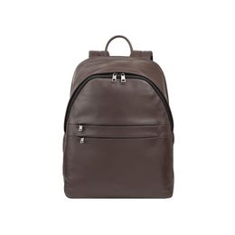 DuDu New York Daypack Leder 41 cm Laptopfach in coffee brown | Gr.: onesize