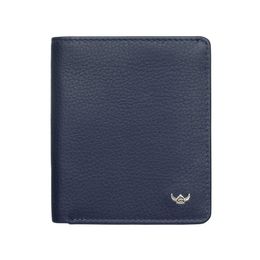 Golden Head Capri Geldb&ouml;rse RFID Leder 8,5 cm in blau | Gr.: onesize