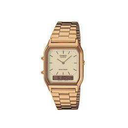 Casio Armbanduhr Resin/Edelstahl vergoldet 30 mm | Gr.: onesize