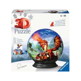 Ravensburger Puzzle 72 Teile Bauspiel Puzzle-Ball Mystische Drachen in bunt | Gr.: onesize