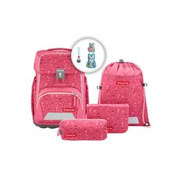 Step By Step Basis Schulranzen-Set 4-teilig in Pink Bubbles | Gr.: onesize