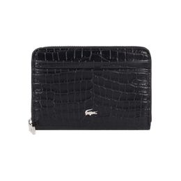 Lacoste Chantaco Classics Geldb&ouml;rse RFID Schutz Leder 12 cm in noir | Gr.: onesize