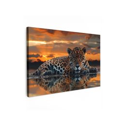 MuchoWow Leinwand bilder Jaguar (BxH) | Gr.: 90 x 60 cm