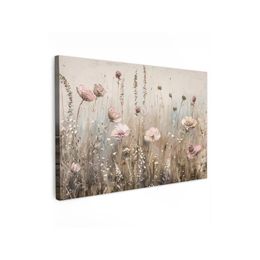 MuchoWow Leinwand bilder Blumenfeld (BxH) | Gr.: 150 x 100 cm