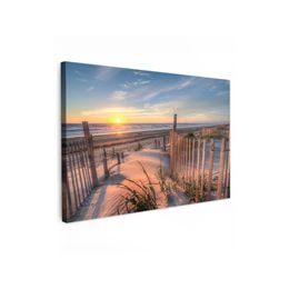 MuchoWow Leinwand bilder Sonnenuntergang Strand (BxH) | Gr.: 30 x 20 cm