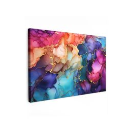 MuchoWow Leinwand bilder Abstrakte Kunst bunt (BxH) | Gr.: 30 x 20 cm
