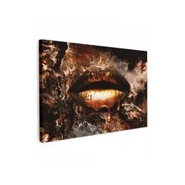 MuchoWow Leinwand bilder Luxus Lippen (BxH) | Gr.: 30 x 20 cm