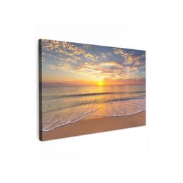 MuchoWow Leinwand bilder Sonnenuntergang Meer (BxH) | Gr.: 30 x 20 cm
