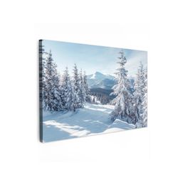 MuchoWow Leinwand bilder Schneelandschaft (BxH) | Gr.: 60 x 40 cm