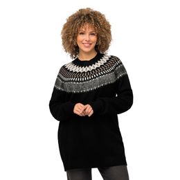 Ulla Popken Pullover in schwarz | Gr.: 50-52