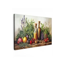MuchoWow Leinwand bilder Kr&auml;utertisch (BxH) | Gr.: 30 x 20 cm