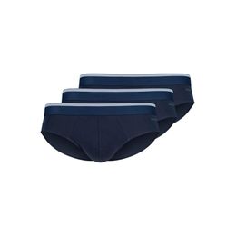 Skiny Slip 3er Pack in Blau | Gr.: XXL