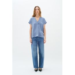 Inwear Kurzarm-Bluse RindaIW Lockere Passform in Flint Stone | Gr.: 42