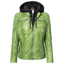 CBL Damen Lederjacke in gr&uuml;n | Gr.: 42