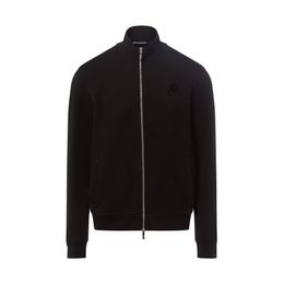 K by KARL LAGERFELD Karl Lagerfeld Sweatjacke in schwarz - 0001 | Gr.: XXL