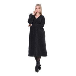 Ulla Popken Kleid in schwarz | Gr.: 46-48