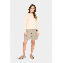 Saint Tropez Strickpullover LarnaSZ Lockere Passform in Fog | Gr.: XS