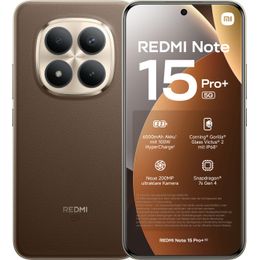 Xiaomi Smartphone "Redmi Note 15 Pro+ 5G 8+256", Energieeffizienz: B (A-G), mocha braun, 256 GB, Mobiltelefone