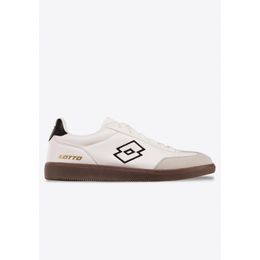 Sneaker Lotto, Damen, Gr. 38, schwarz-wei&szlig; (wei&szlig;, schwarz), Synthetik, Schuhe Sneaker
