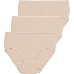 Maxislip Speidel "Softfeeling", Damen, Gr. 38, beige (natur), Obermaterial: 46% Baumwolle, 46% Modal, 8% Elasthan, unifarben, k&ouml;rpernah, Unterhosen, atmungsaktiv, basic, elastisch, bequem, Baumwollmix