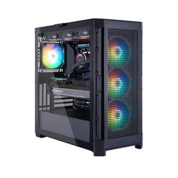 Cougar Gaming-PC "DUOFACE PRO BK 7468 AMD Ryzen 5 9600X RTX 5070 32GB DDR5 1TB SSD", schwarz, Microsoft Windows 11 Home (64 Bit), 32 GB RAM 1.000 GB SSD, Desktop-PCs, Windows 11, DDR5 RAM