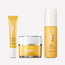 M. Asam VITAMIN C Nat&uuml;rlicher Glow Gesichtspflege Routine 3-teilig