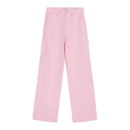 Bershka Cargo Pants female Pink size 38