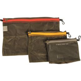 TASMANIAN TIGER Netztaschenset, 3 St&uuml;ck Oliv