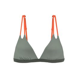 Lascana BH 'Yuna' Damen Gr&ouml;&szlig;e 70 khaki / orange