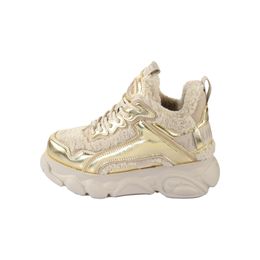 Buffalo Sneaker Damen Gr&ouml;&szlig;e 41 beige / gold