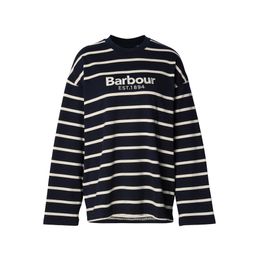 Barbour Shirt 'Maeve' Damen Gr&ouml;&szlig;e L navy / naturwei&szlig;