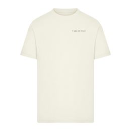 Mister Tee T-Shirt 'Take It Easy Plants' Herren Gr&ouml;&szlig;e XXL beige / gr&uuml;n
